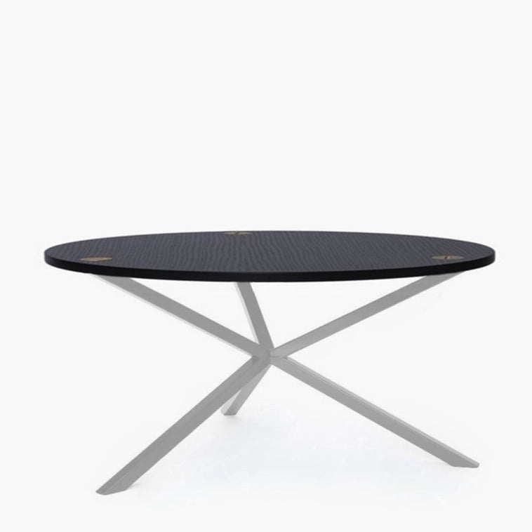 NEB Large Round Coffee Table With Top In Oak – noearlybirds.se